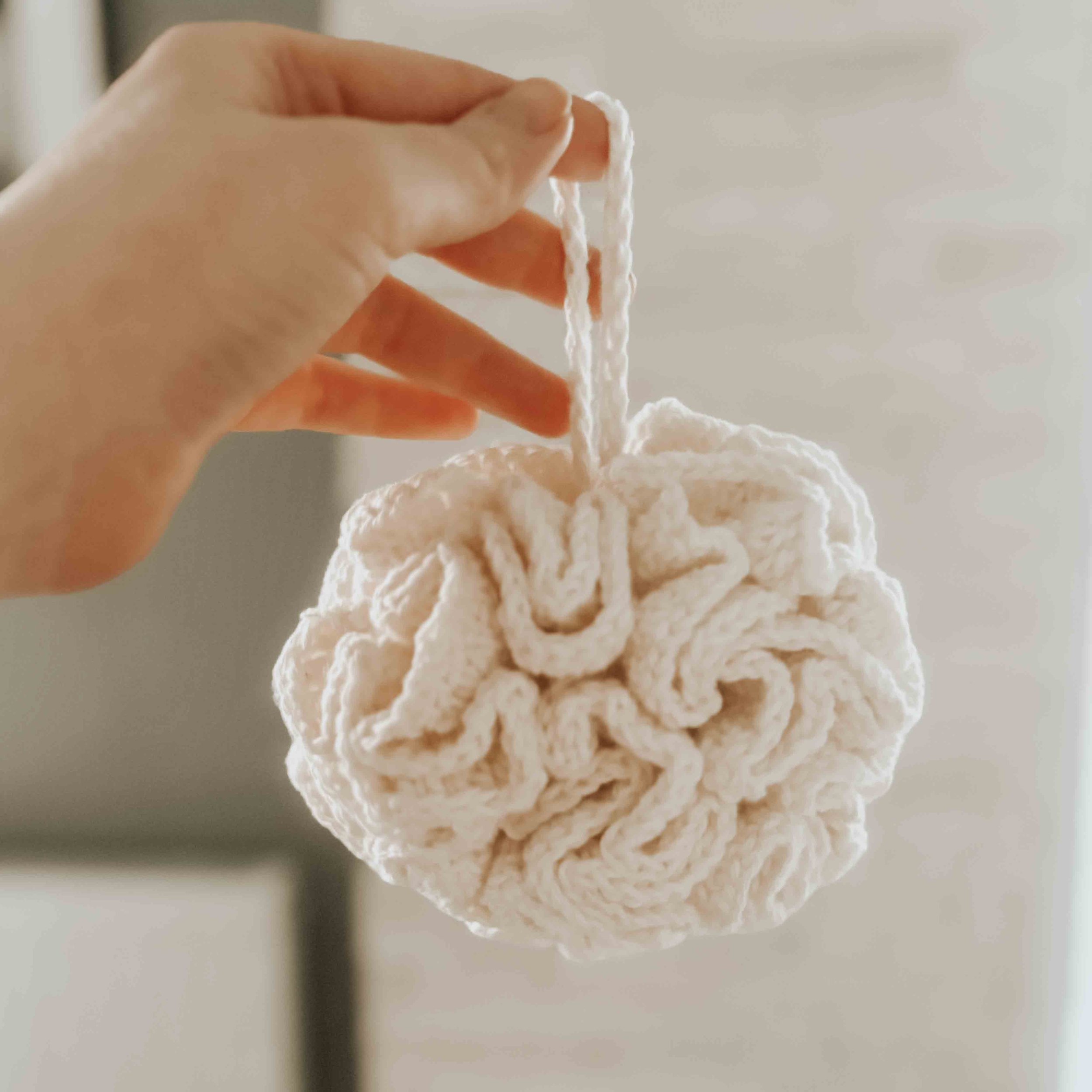 Easy Gift Crochet Project - Bath Puff Crochet Pattern — Whileberry ...