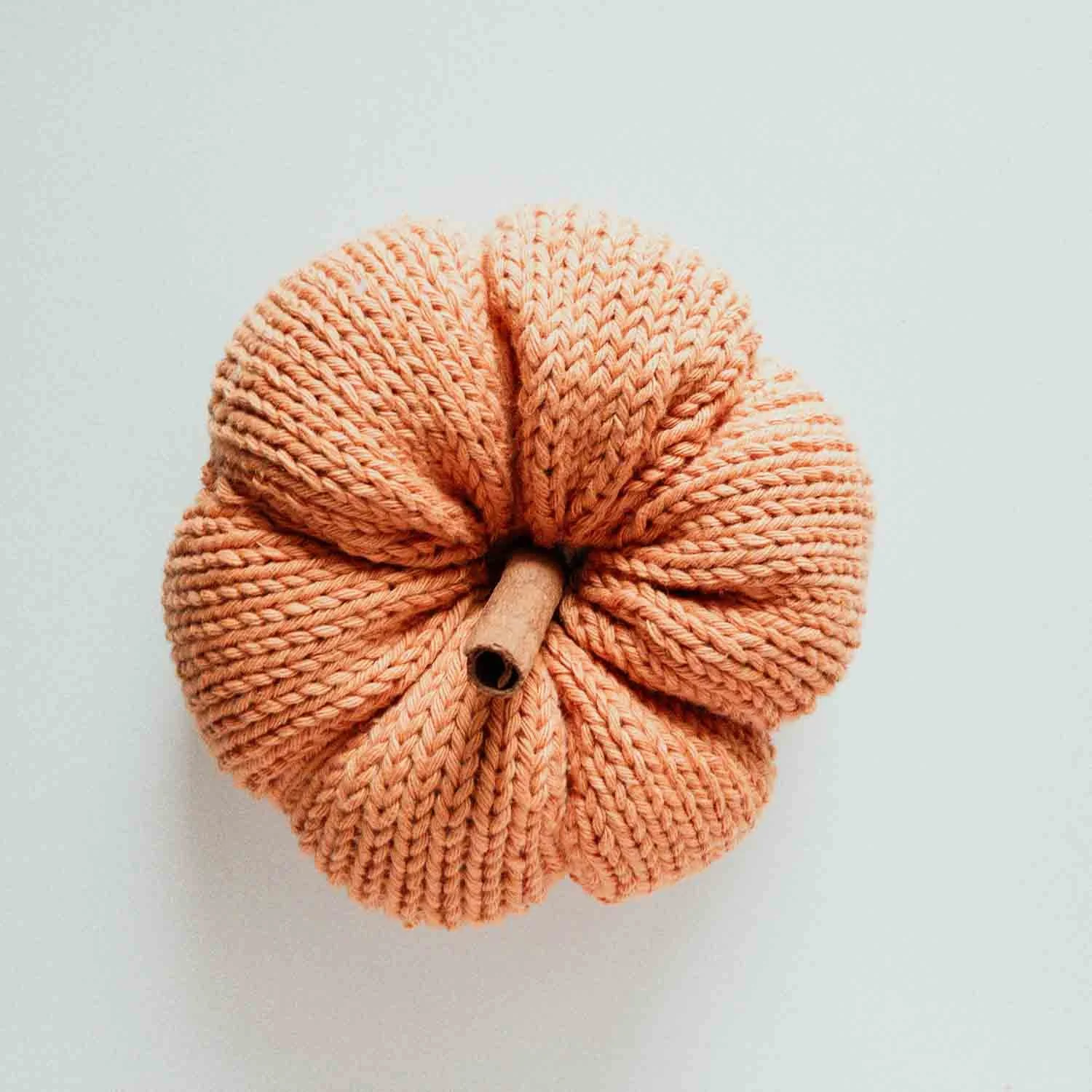 Free Farmhouse Fall Pumpkin Home Decor Knitting Pattern and Tutorial ...