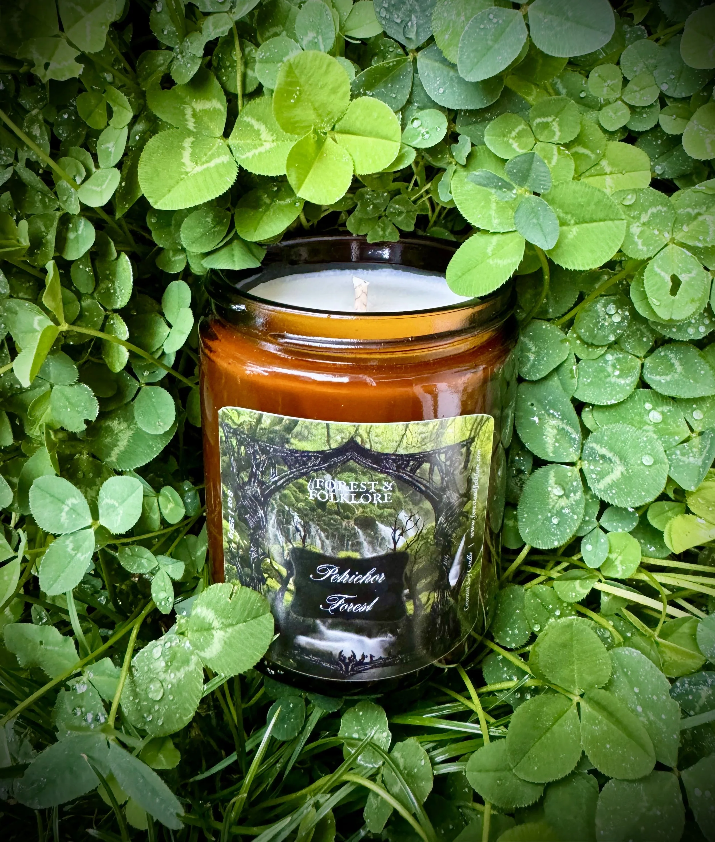 Cast Iron Cauldron Candle. Pentagram, bat, bones and apple. — Forest ...