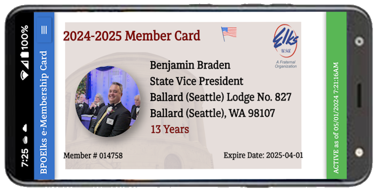 Digital Membership Card — DiscoverElks