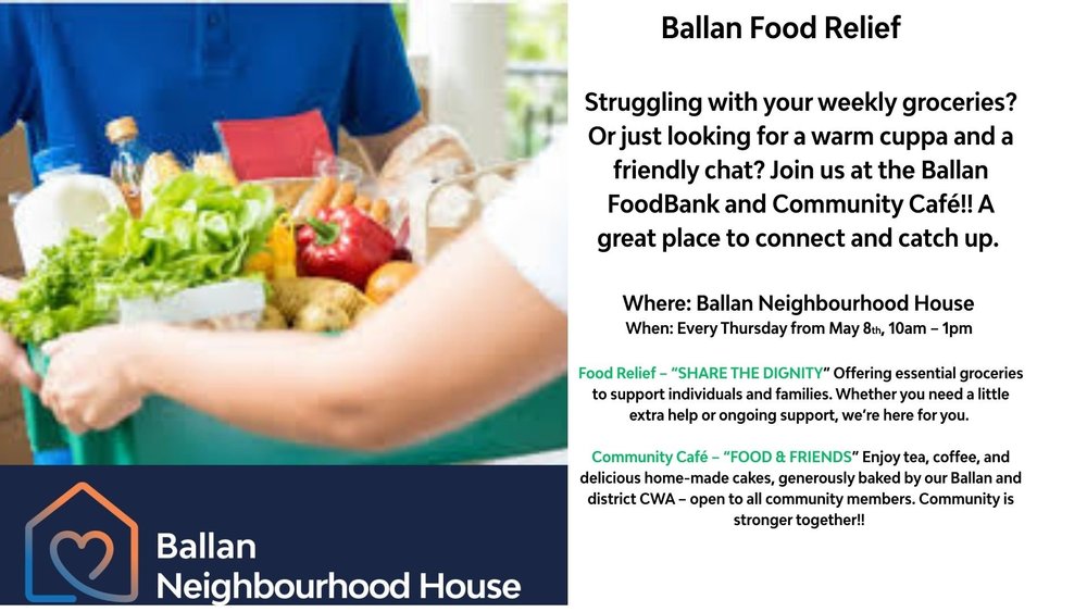 Food Relief — Ballan Neighbourhood House