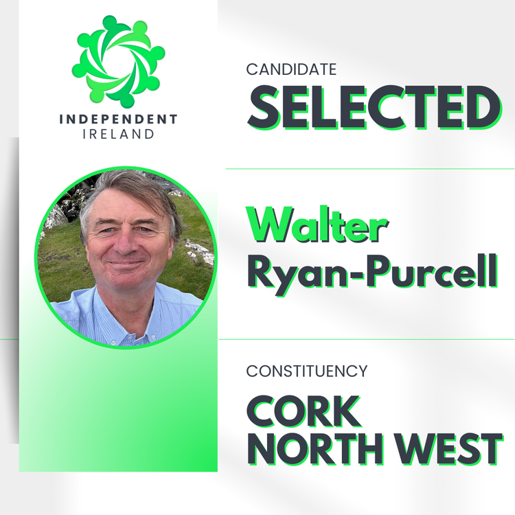 Walter Ryan Purcell - Cork North West — Independent Ireland