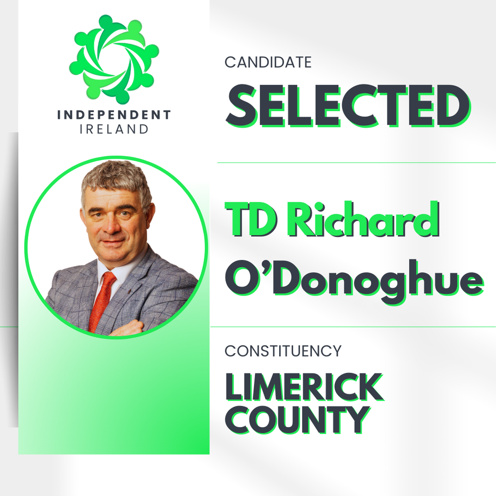 TD Richard O'Donoghue - Limerick County — Independent Ireland