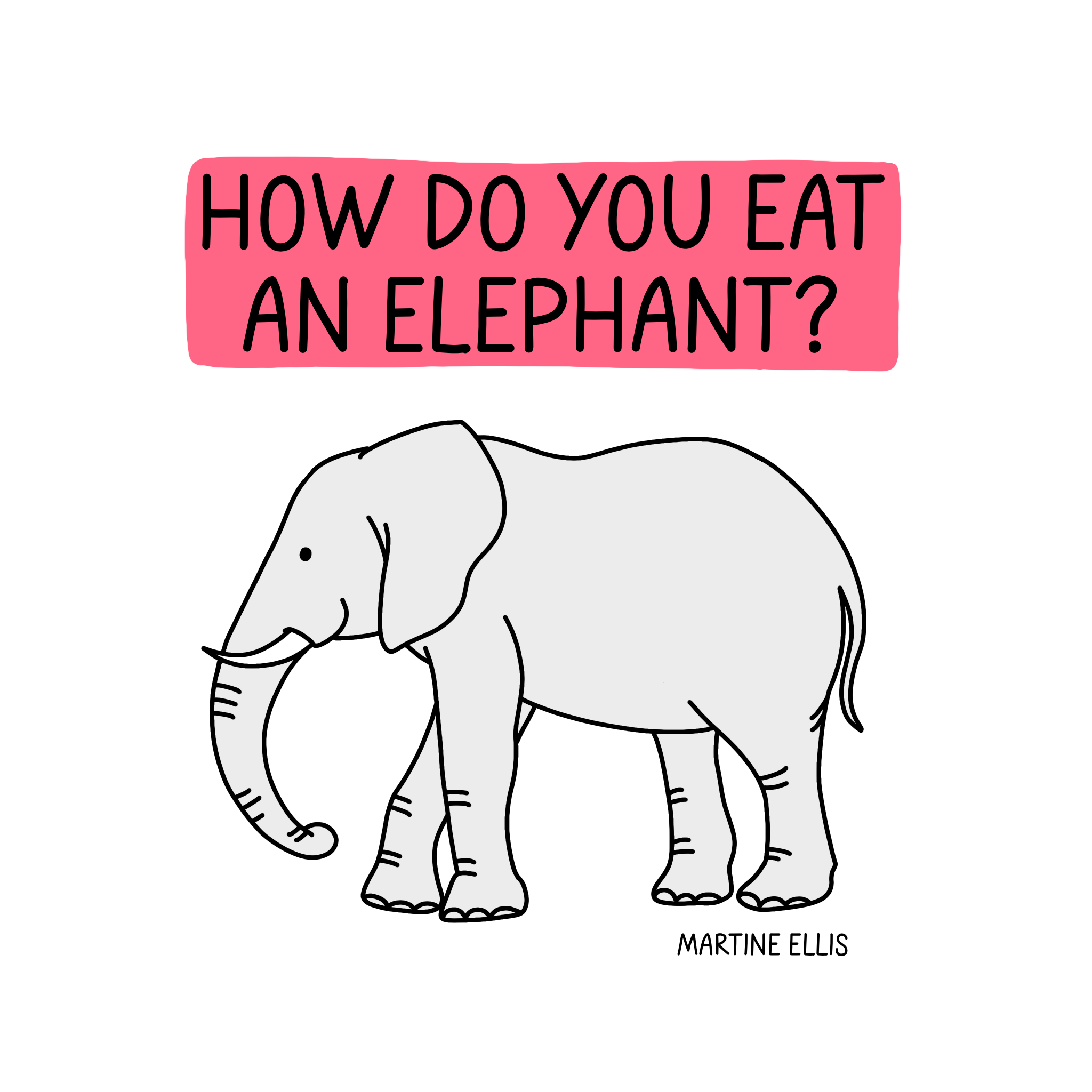 How Do You Eat an Elephant? — Martine Ellis Education and Training