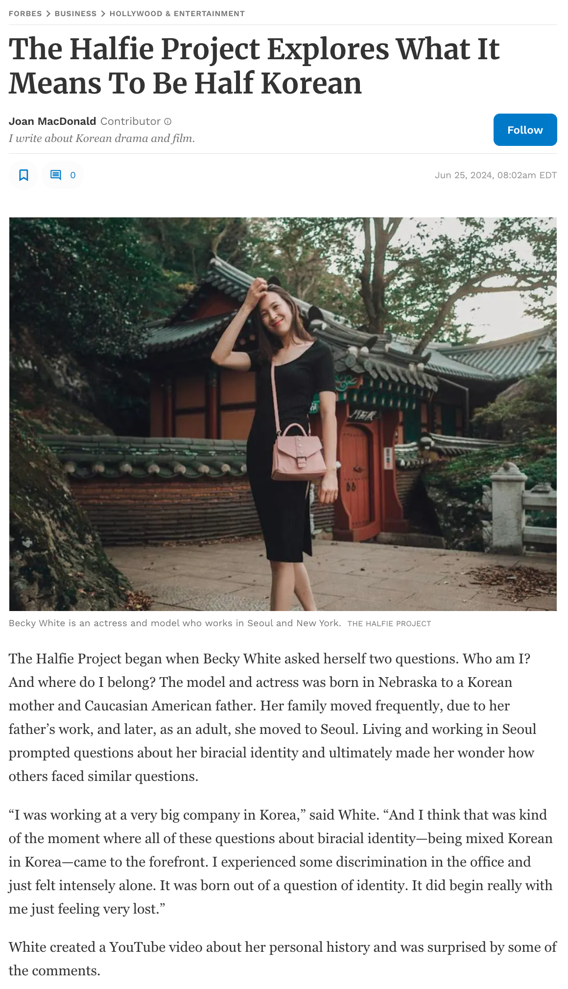 The Halfie Project The Mixed Korean Experience