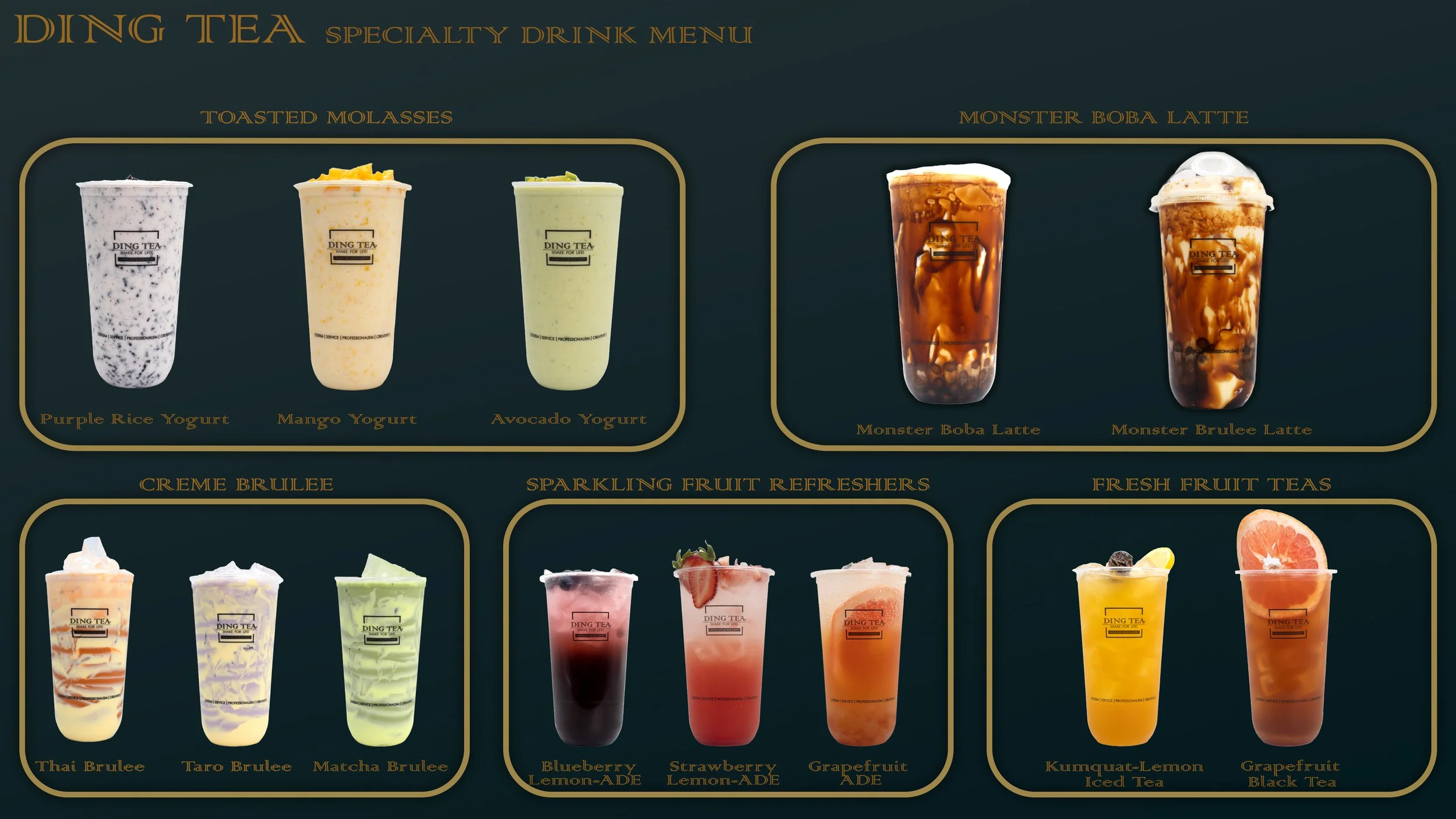 Menu — DING TEA TUCSON