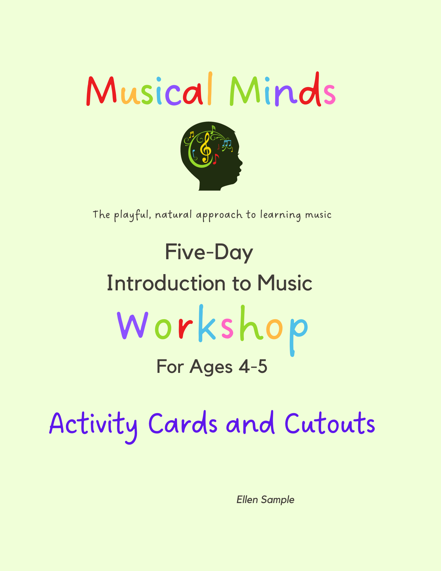 FREE Five-Day Introduction to Music Workshop — Musical Minds ...