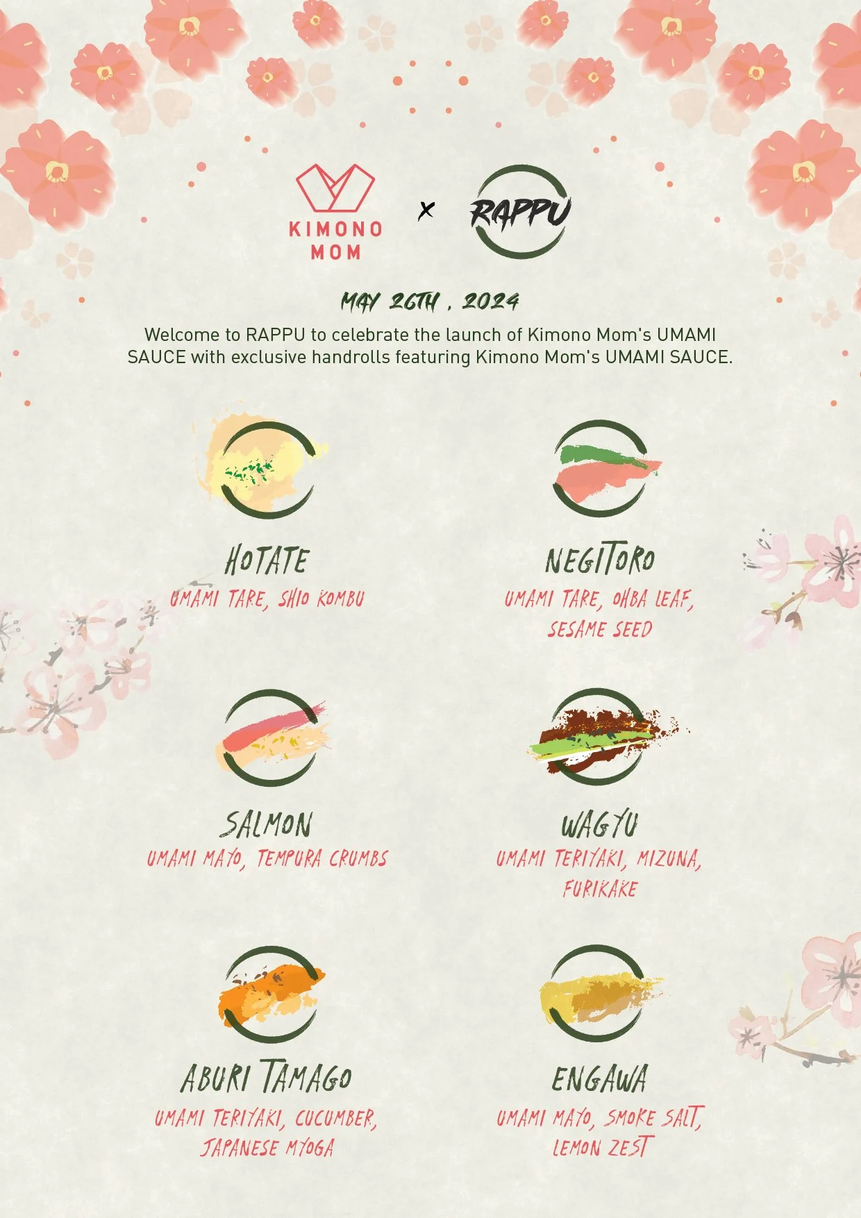 RAPPU I Hand Rolls & Sake Joint I Singapore