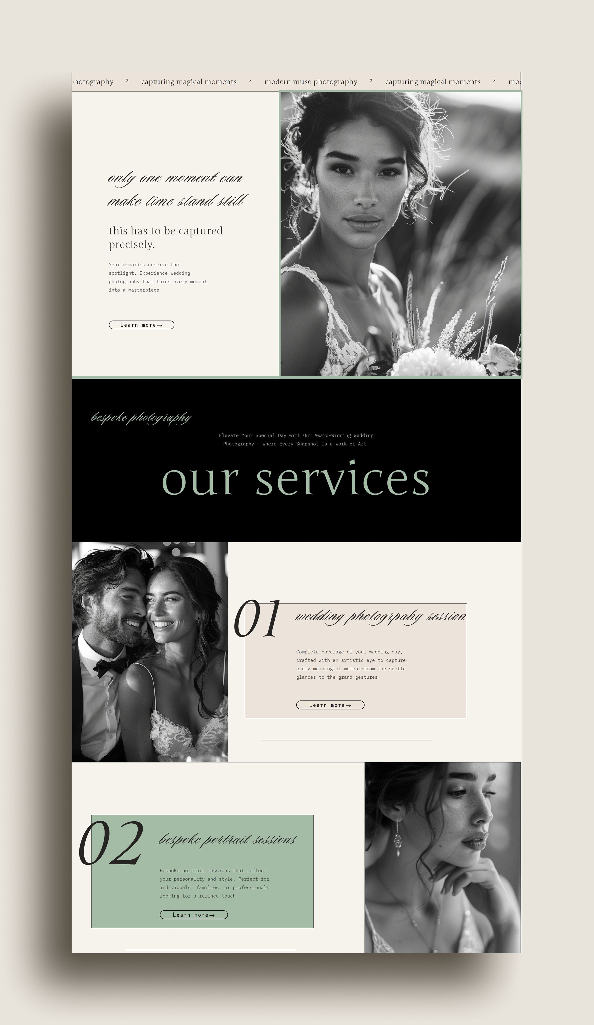 Squarespace Template for Photographers | Elegant & Easy-to-Use — Web ...