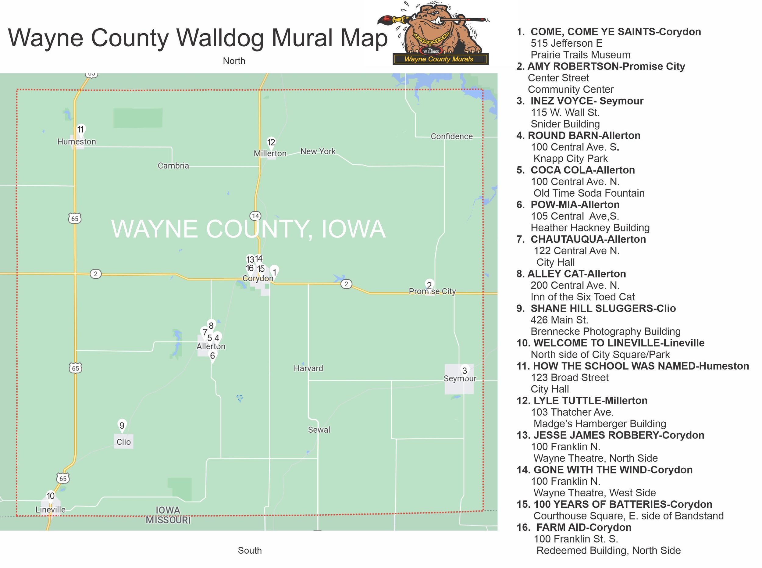Iowa's Wayne County Culture Trail