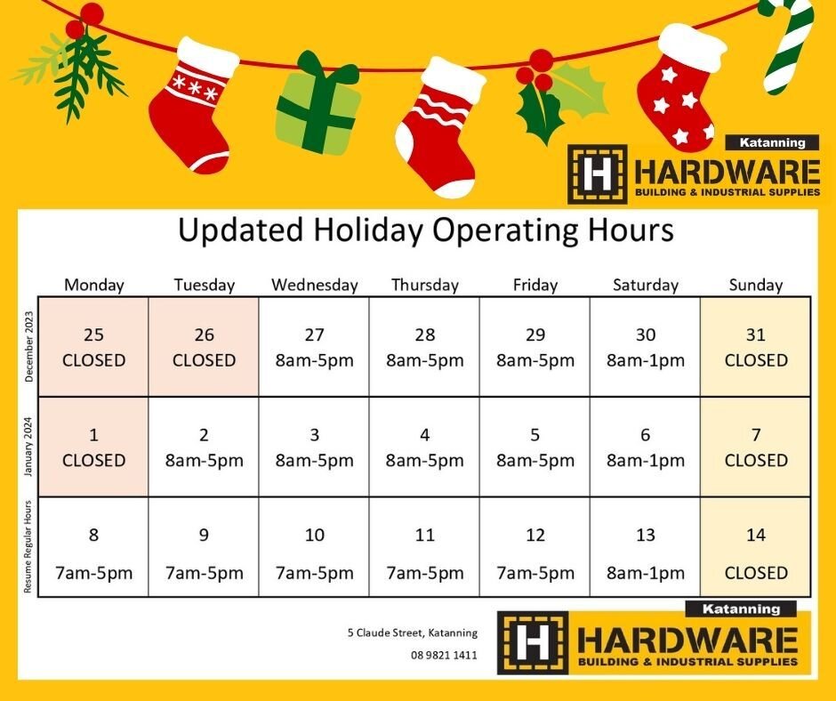 Katanning H Hardware