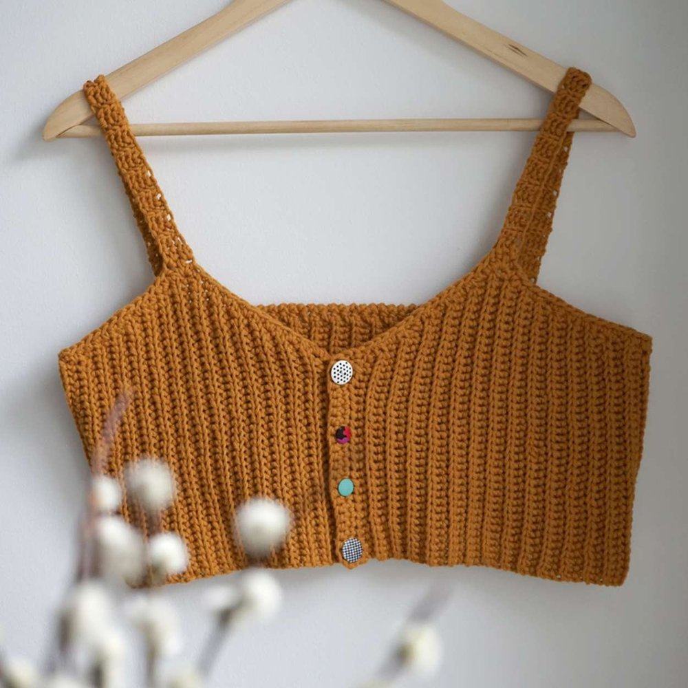 Reversible Knot Mesh Top Crochet Pattern — Bloodimaryart