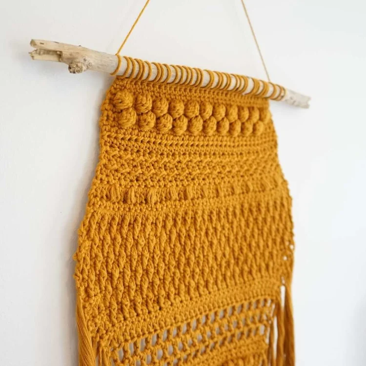 Boho Crochet Wall Hanging • Free Pattern | — Bloodimaryart