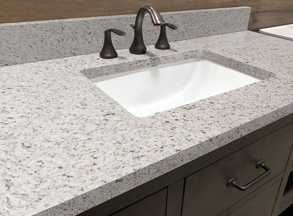 Level 2 - Ornamental White (Granite) — Skyline Surfaces