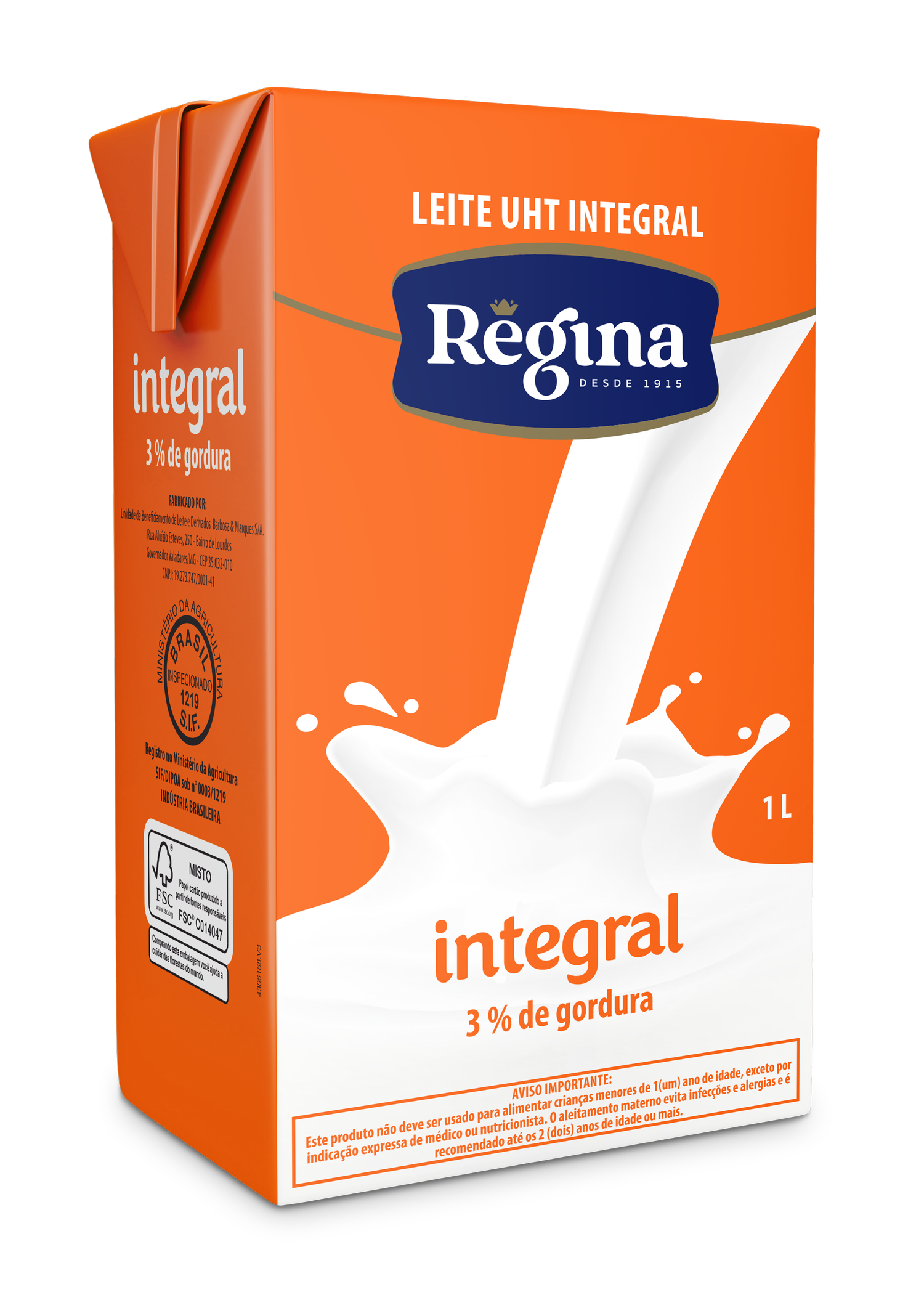 Leite Integral 1L — Regina