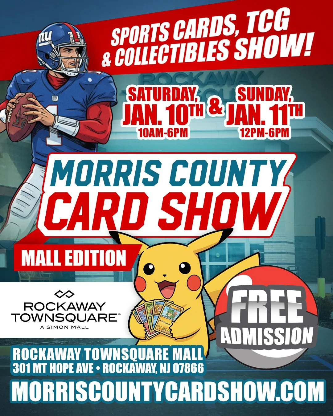 Card Show - 1/10-1/11 — Morris County Card Show