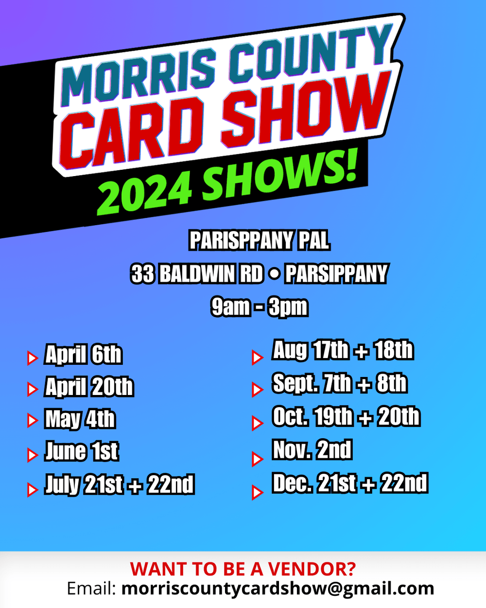 Morris County Card Show