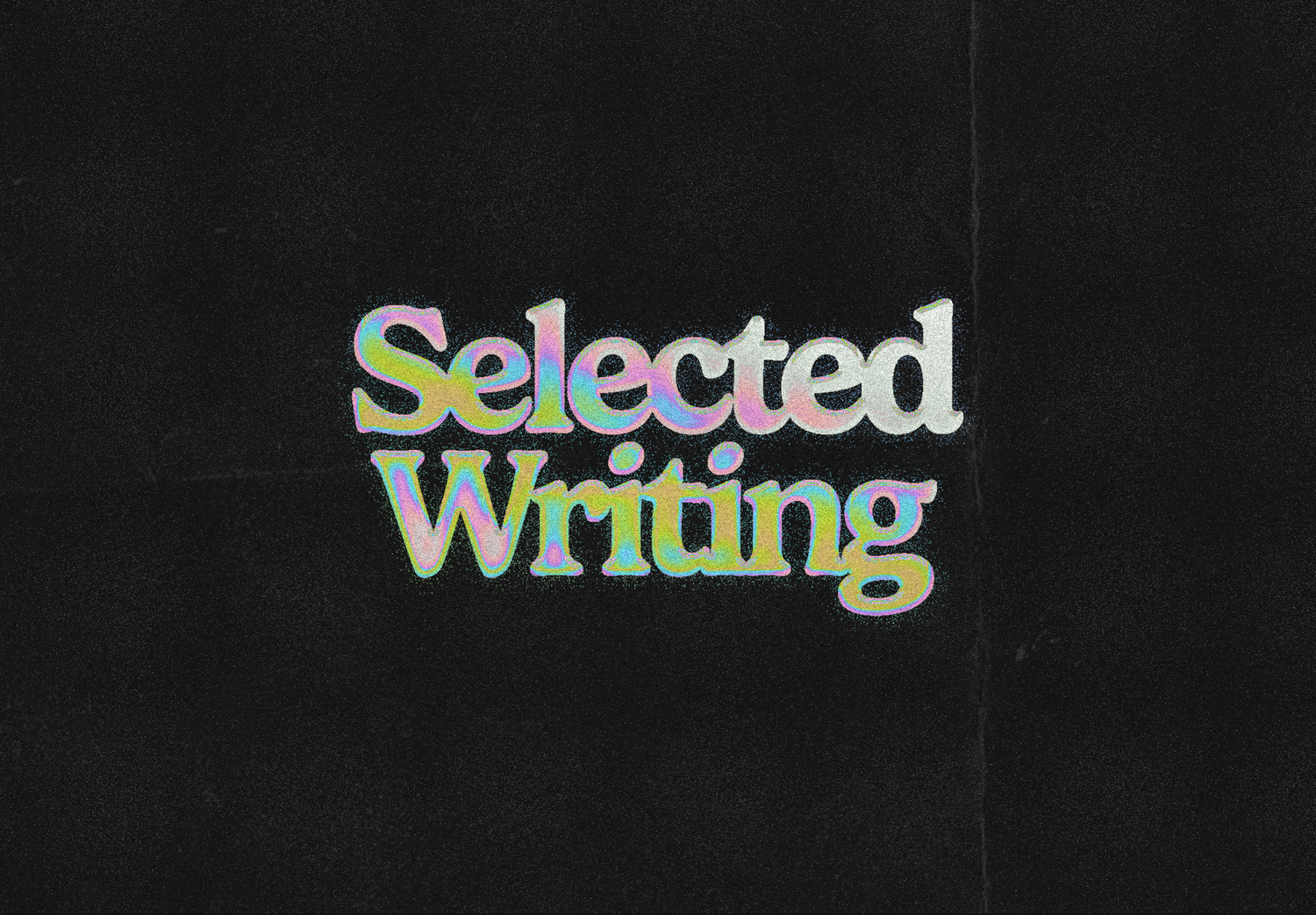 Writing — JESSICA DIAZ-HURTADO