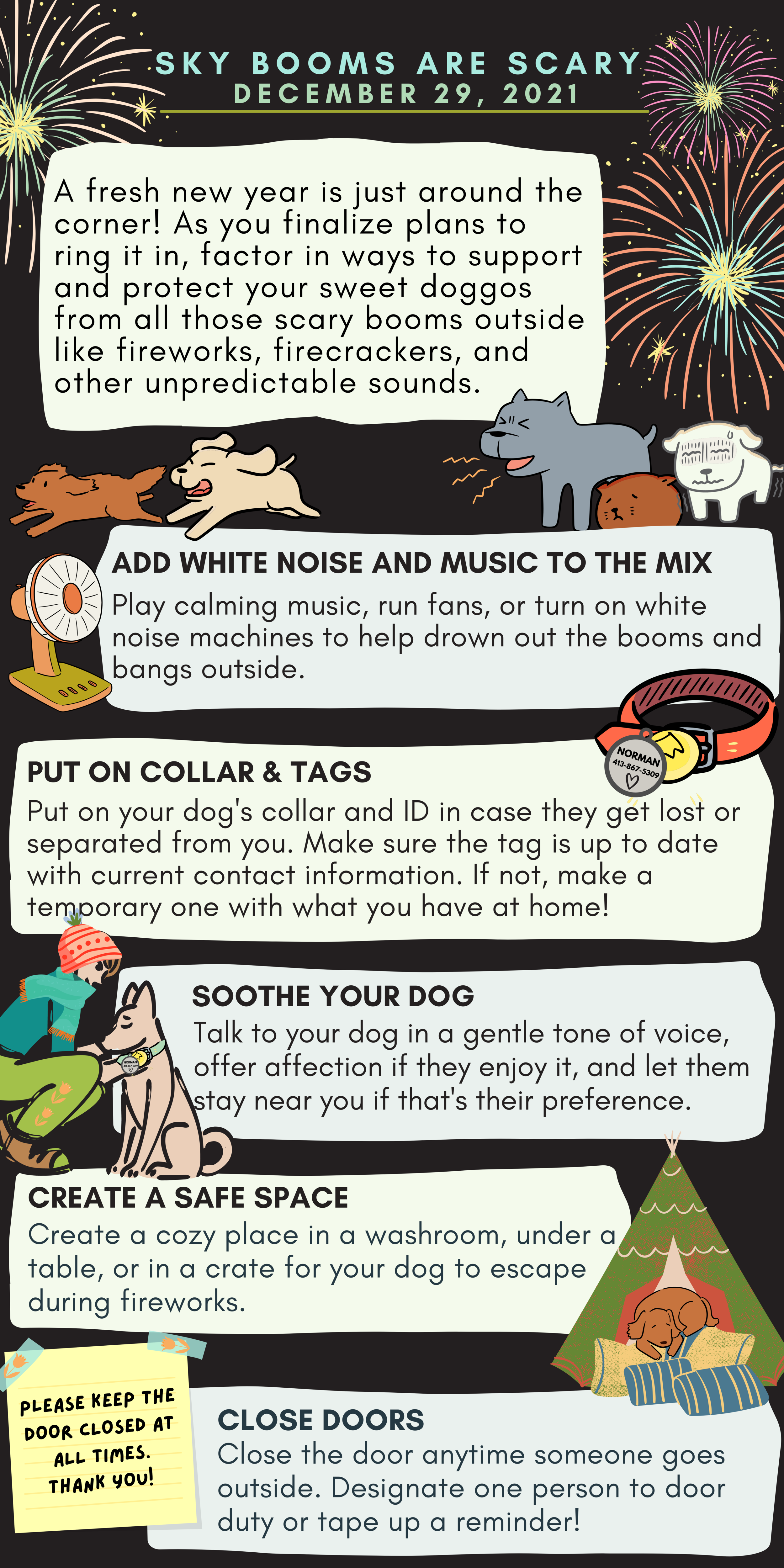 Sky Booms Are Scary — Lizzy and the Good Dog People