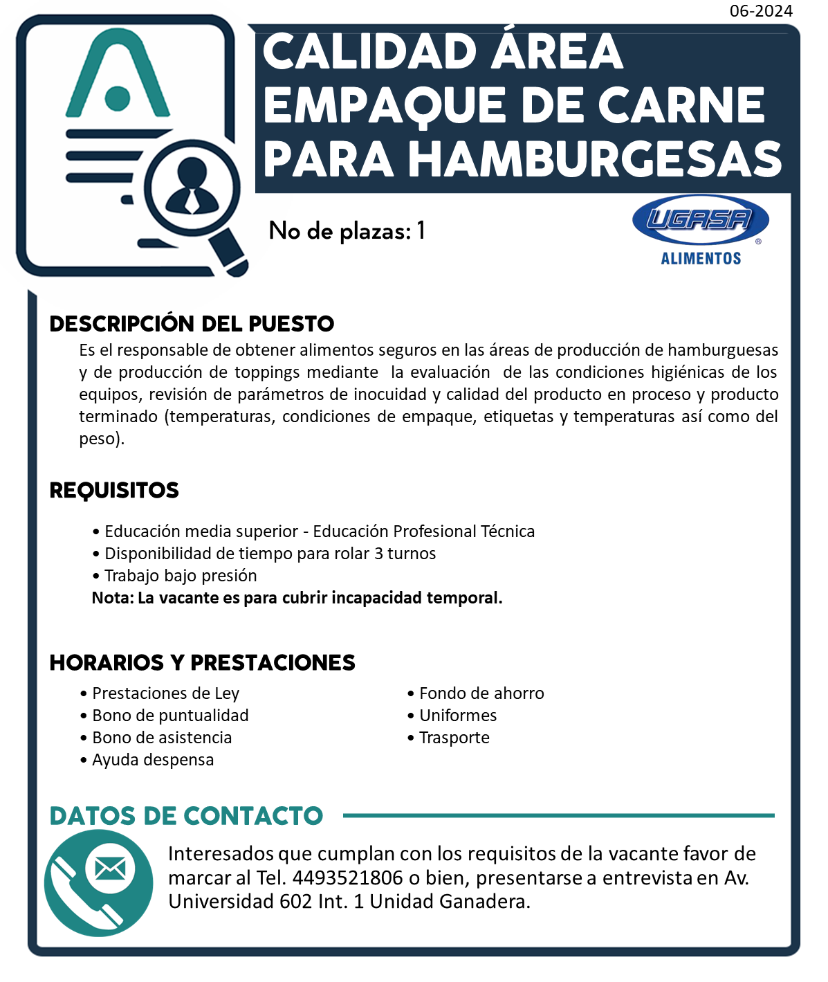 Bolsa de trabajo — ARIAAC