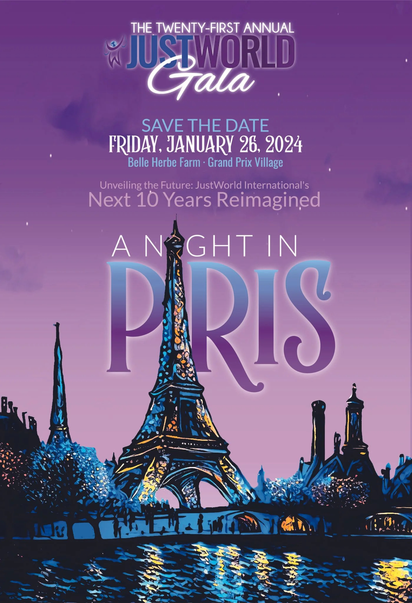 THE 21ST ANNUAL GALA DATE IS SET | A NIGHT IN PARIS — JustWorld ...
