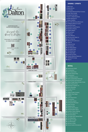 Downtown Dalton Map — You want it? We’ve got it!