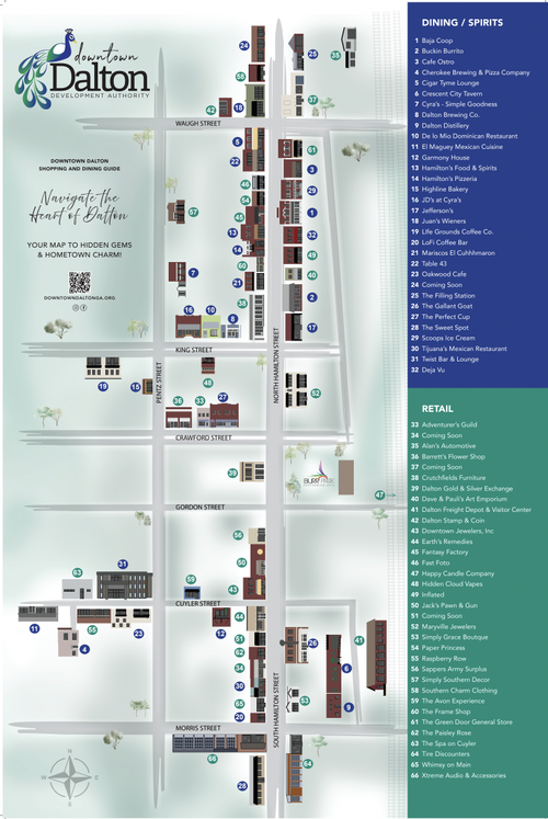 Downtown Dalton Map — You want it? We’ve got it!