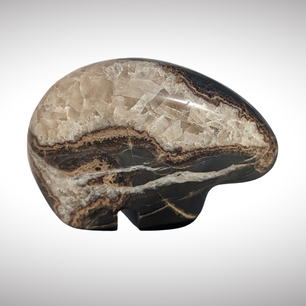 Carved Septarian Tower 7.5 in – Unique Natural Art — Dragon Valley Mine