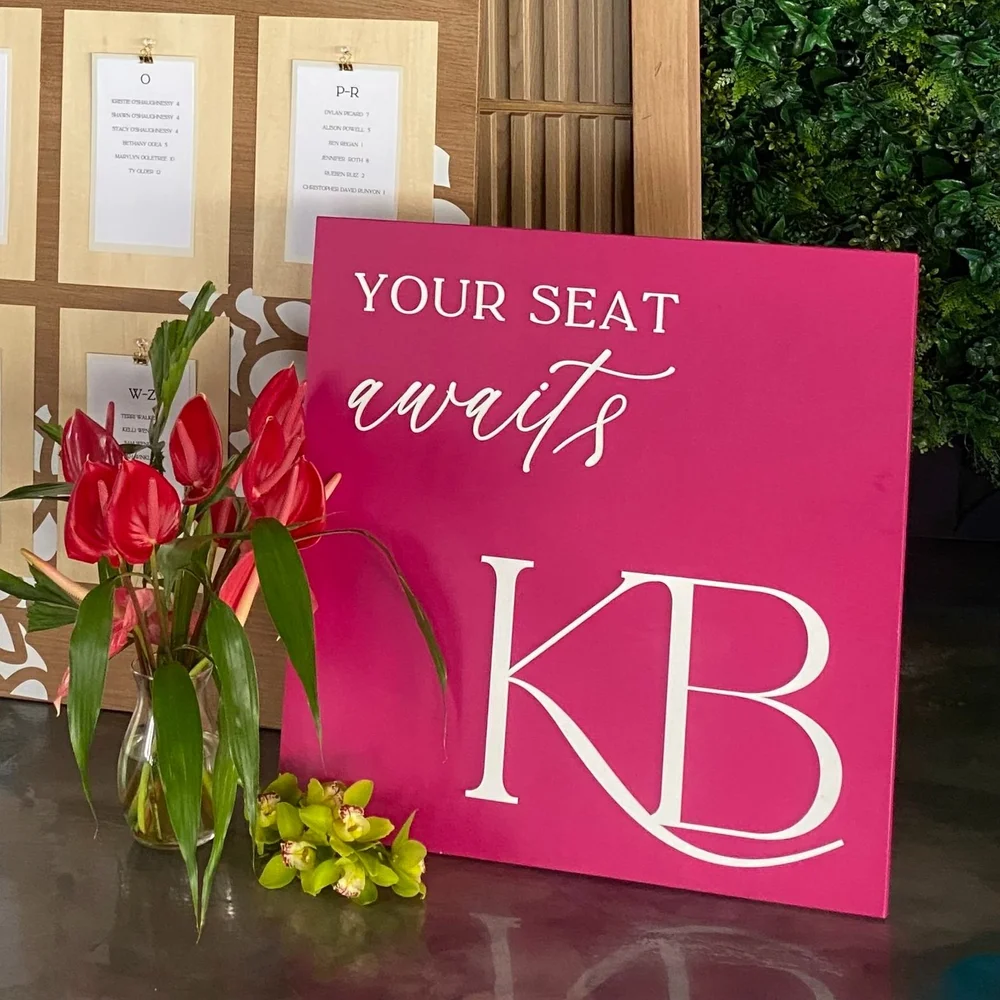 Wedding & Event Signage — Island Celebrations Hawaii