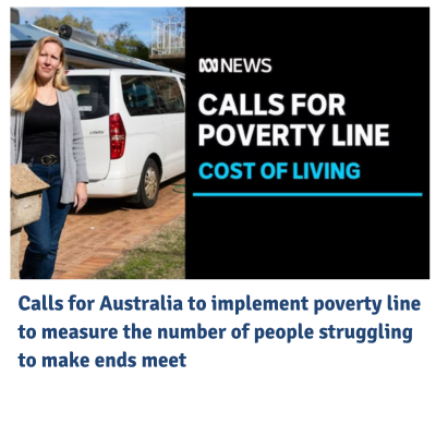 VIDEO: Calls for Australia to introduce poverty line to assess cost-of ...