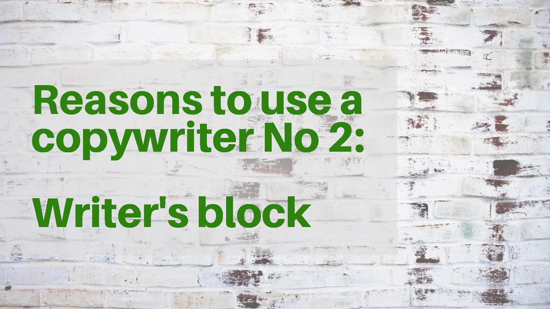 How to combat writer's block — Comma Sense