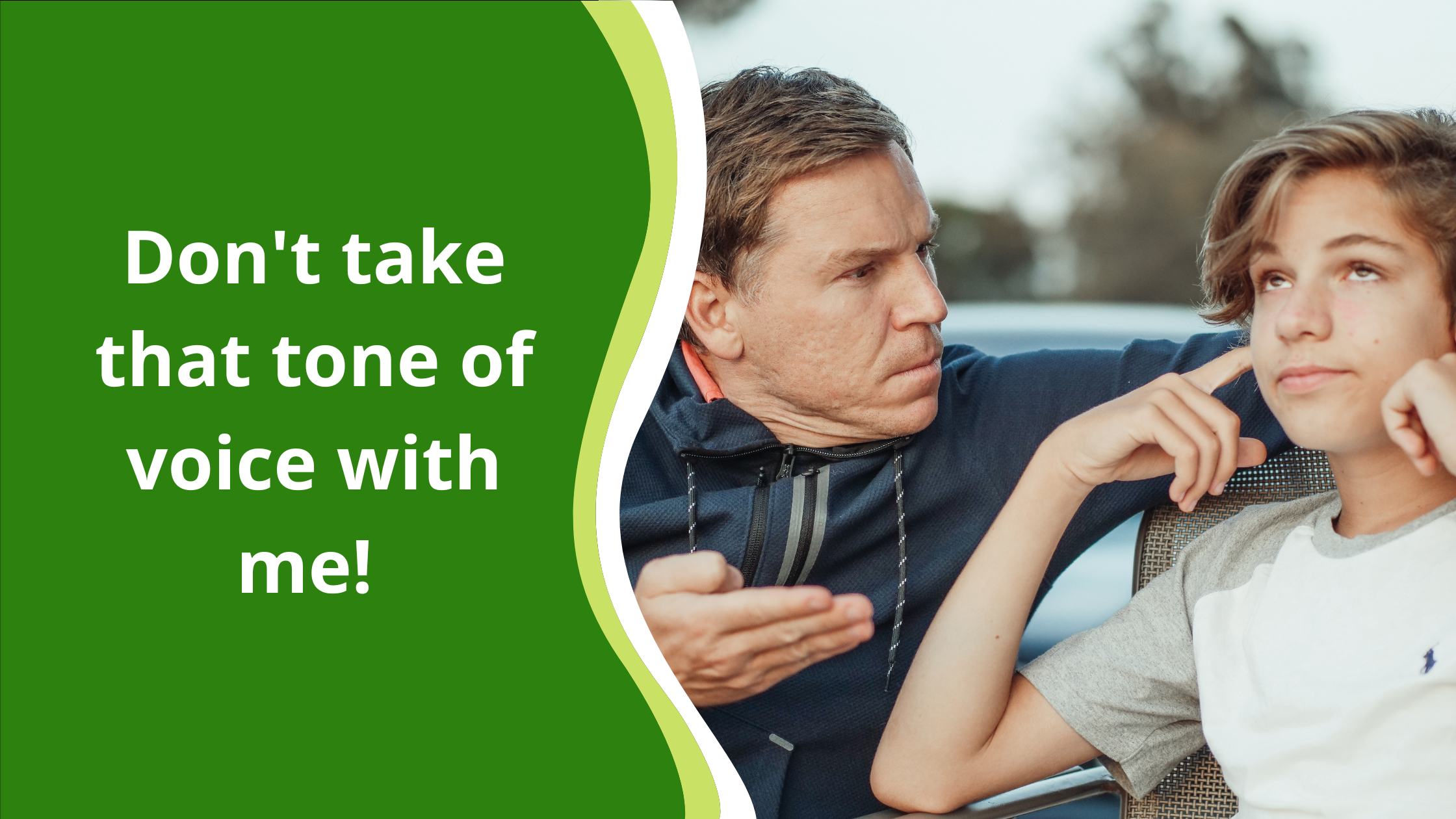 Don't take that tone of voice with me! — Comma Sense