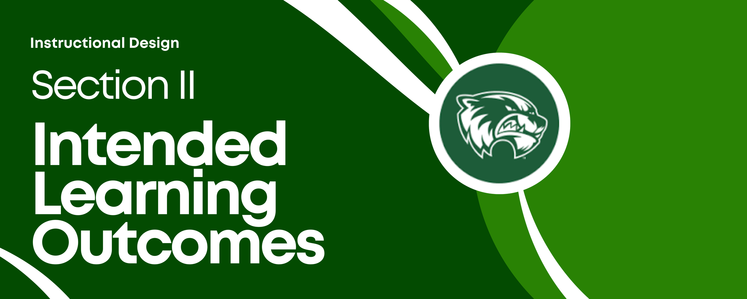 Intended Learning Outcomes — Instructional Design Frameworks