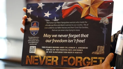 Never Forget Plaques — SWAM