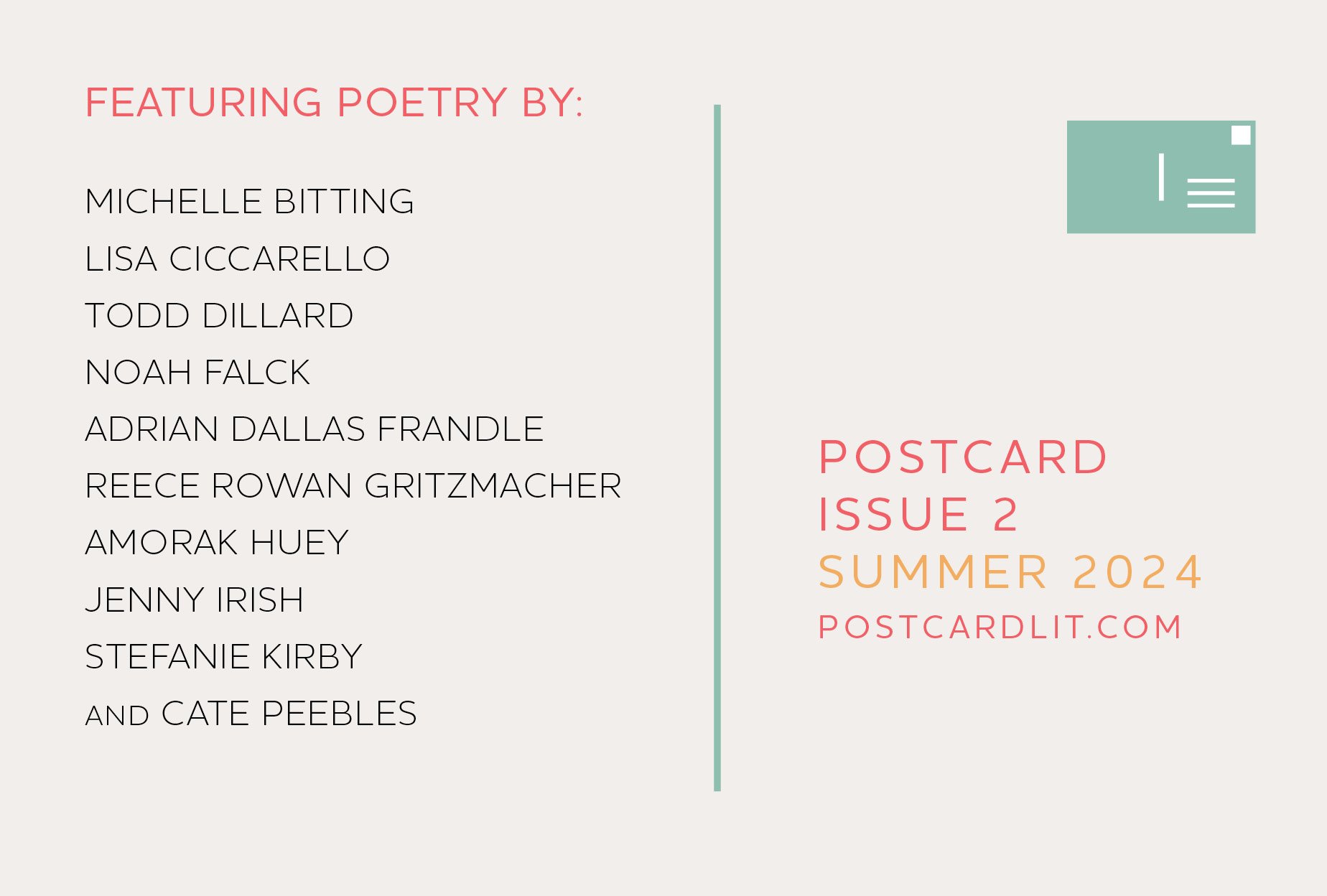 Issue 1 — POSTCARD