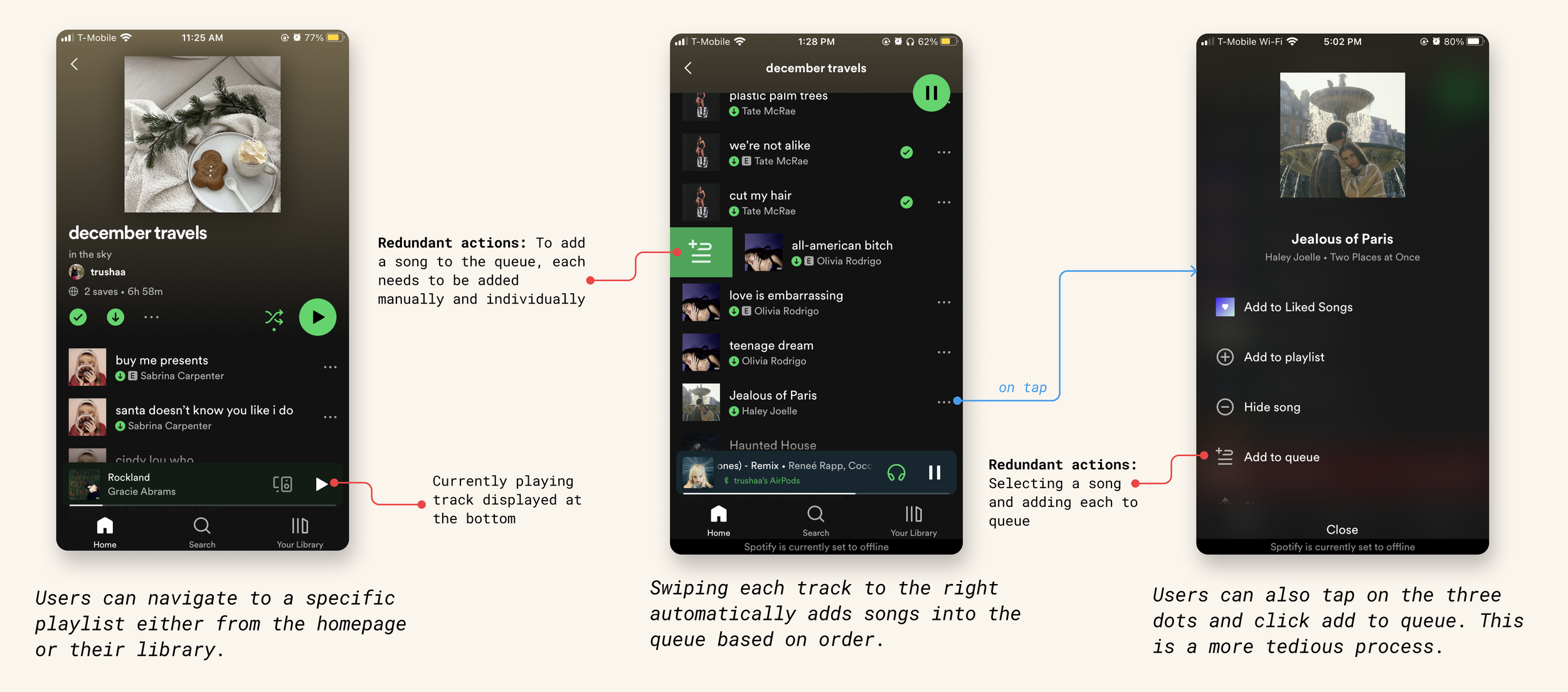 Spotify Redesign — Trushaa Ramanan