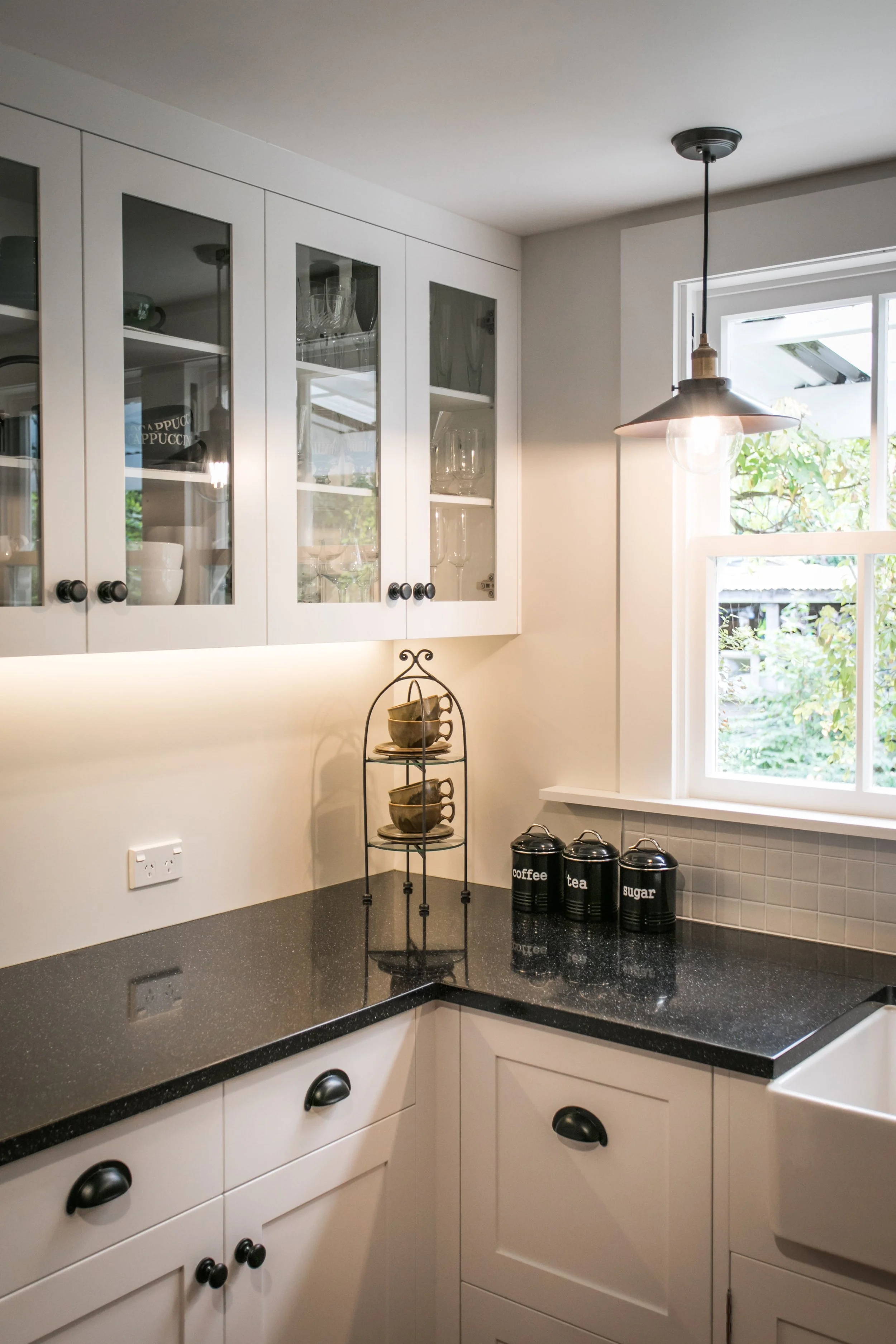 Shaker Kitchen in a Nelson Villa