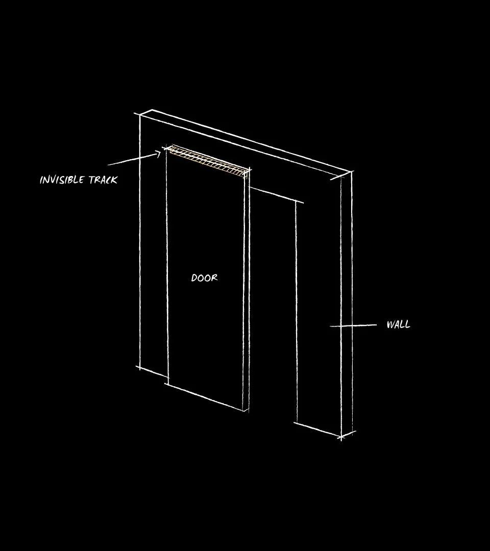 Ghost Track Sliding Door — 8DOORS