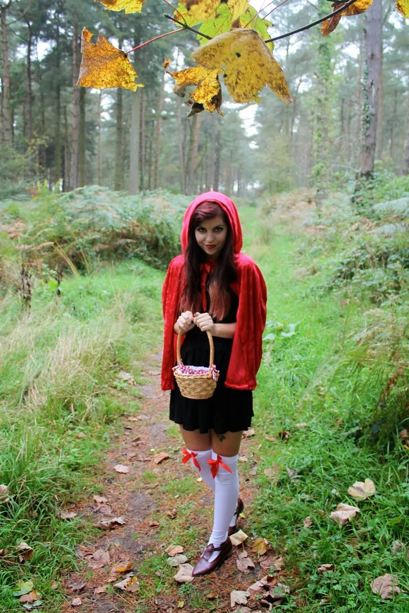 Red Riding Hood Halloween Costume DIY — Sweet Monday