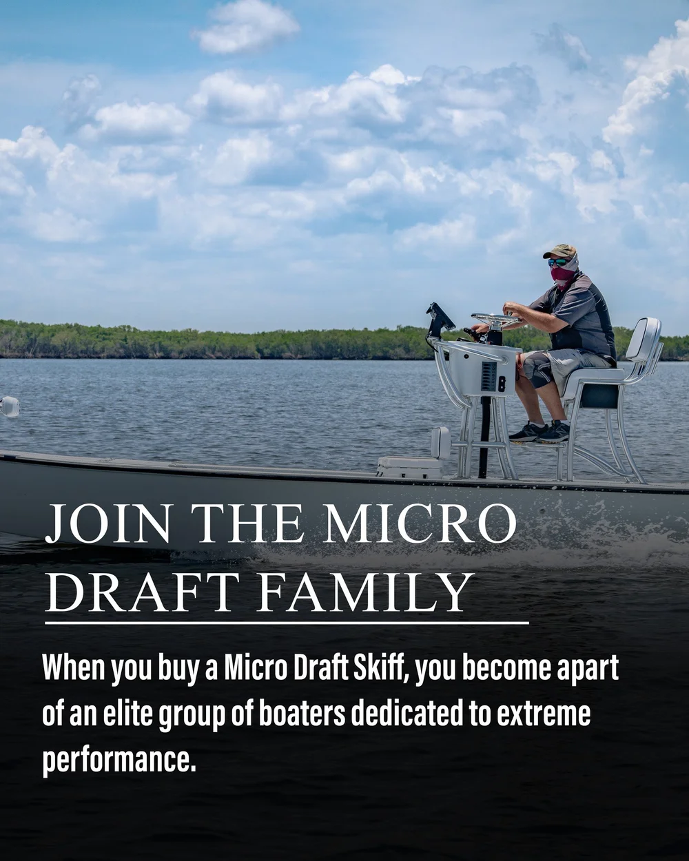 Micro Draft Skiffs | Skinny On The Water, Fat On Performance