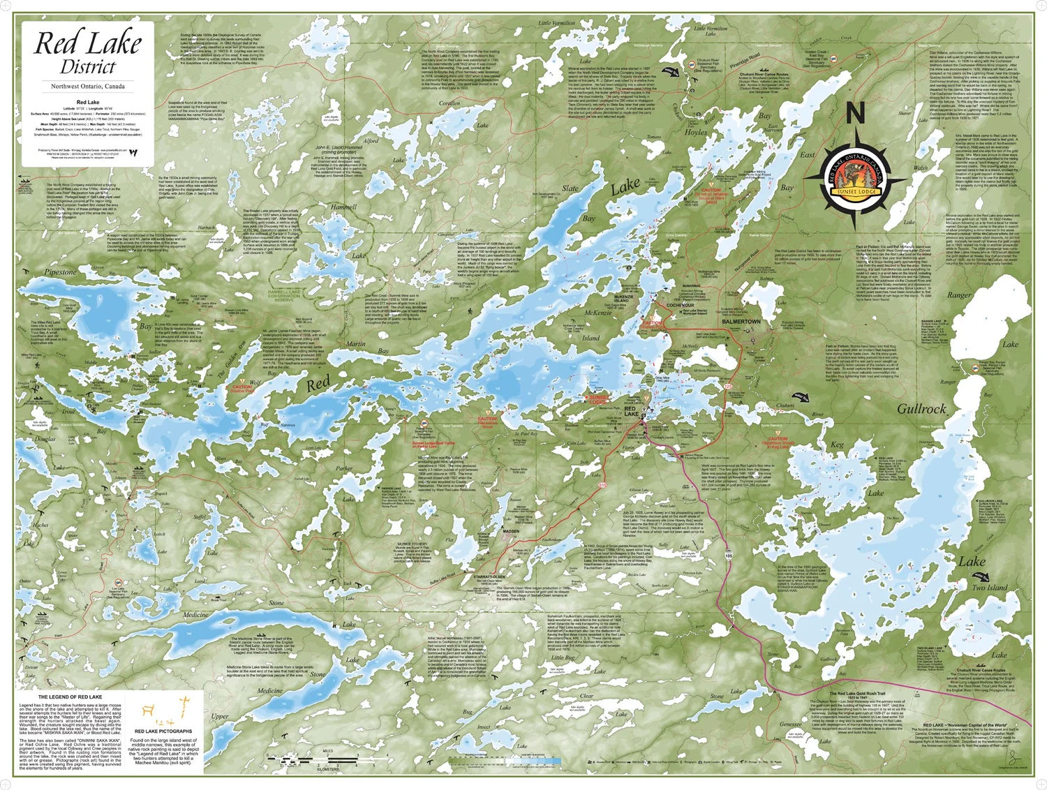 Location — Sunset Lodge on Red Lake