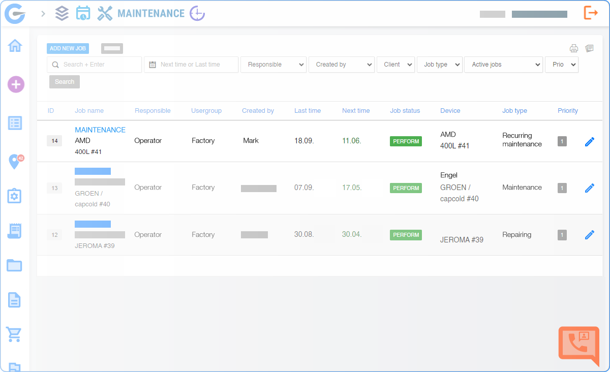 Factory Maintenance — GlobalReader