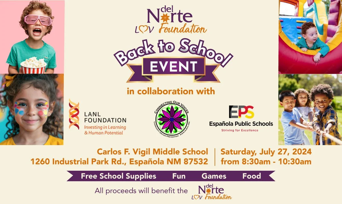 Back to School Event — Del Norte LOV Foundation
