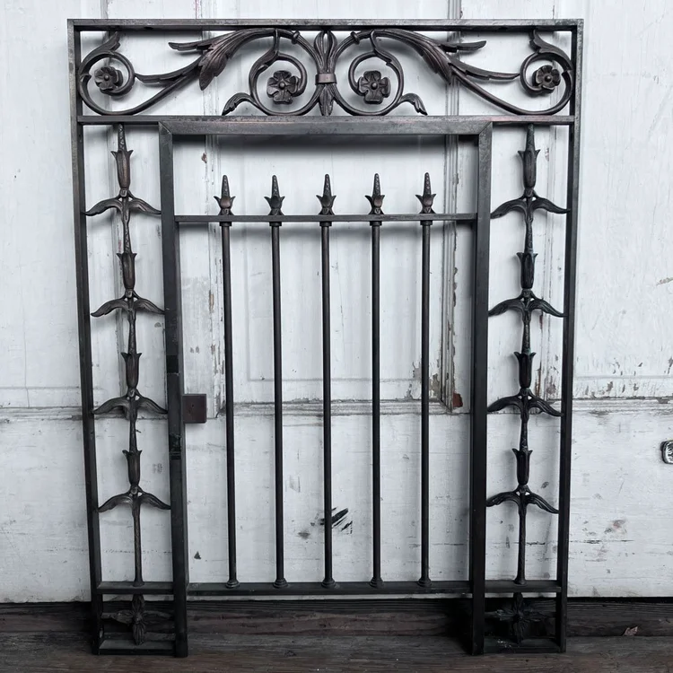 Cast Iron Window Guard with Spear — Aurora Mills