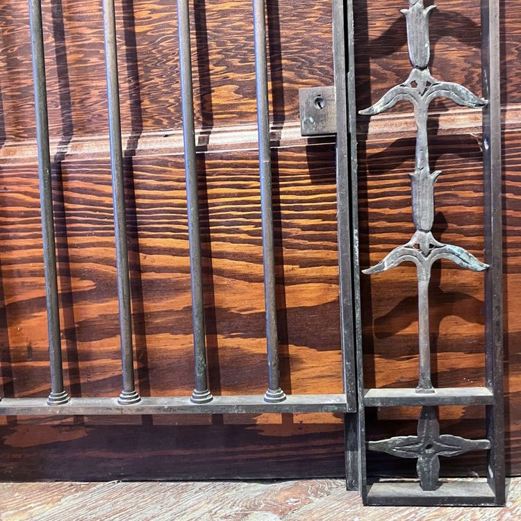 Cast Iron Window Guard with Spear — Aurora Mills