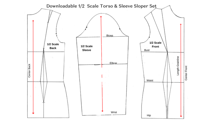 Half Scale Sloper Download — Sew with Sally