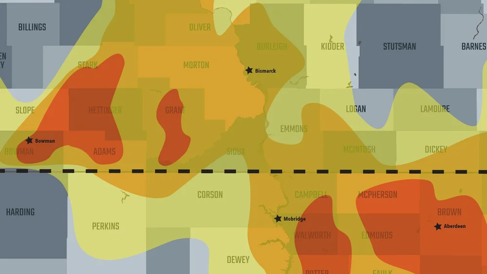 South Dakota Pheasant Heat Map | Dakota Pheasant Hunt - Dakota Pheasant ...