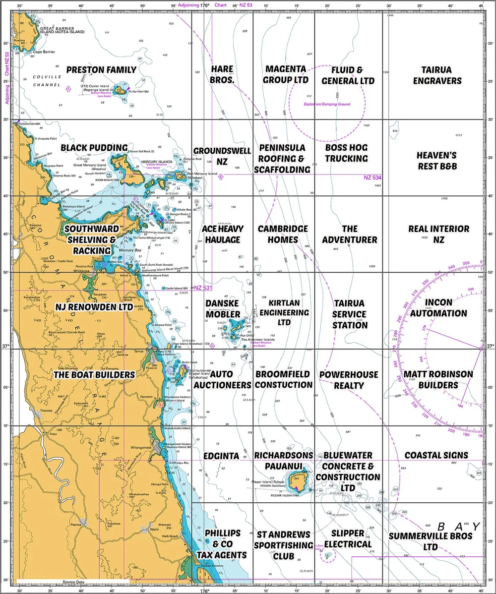 Fish Grid — Tairua Pauanui Sports Fishing Club Inc.
