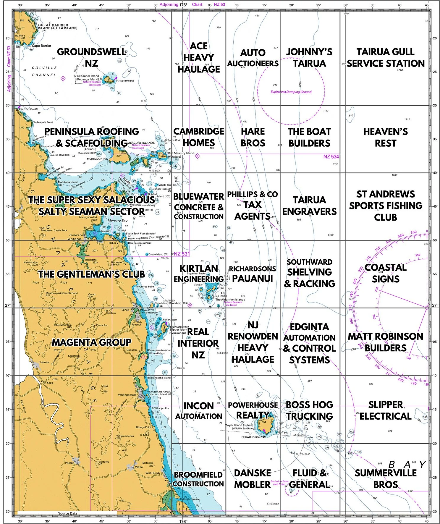 Fish Grid — Tairua Pauanui Sports Fishing Club Inc.
