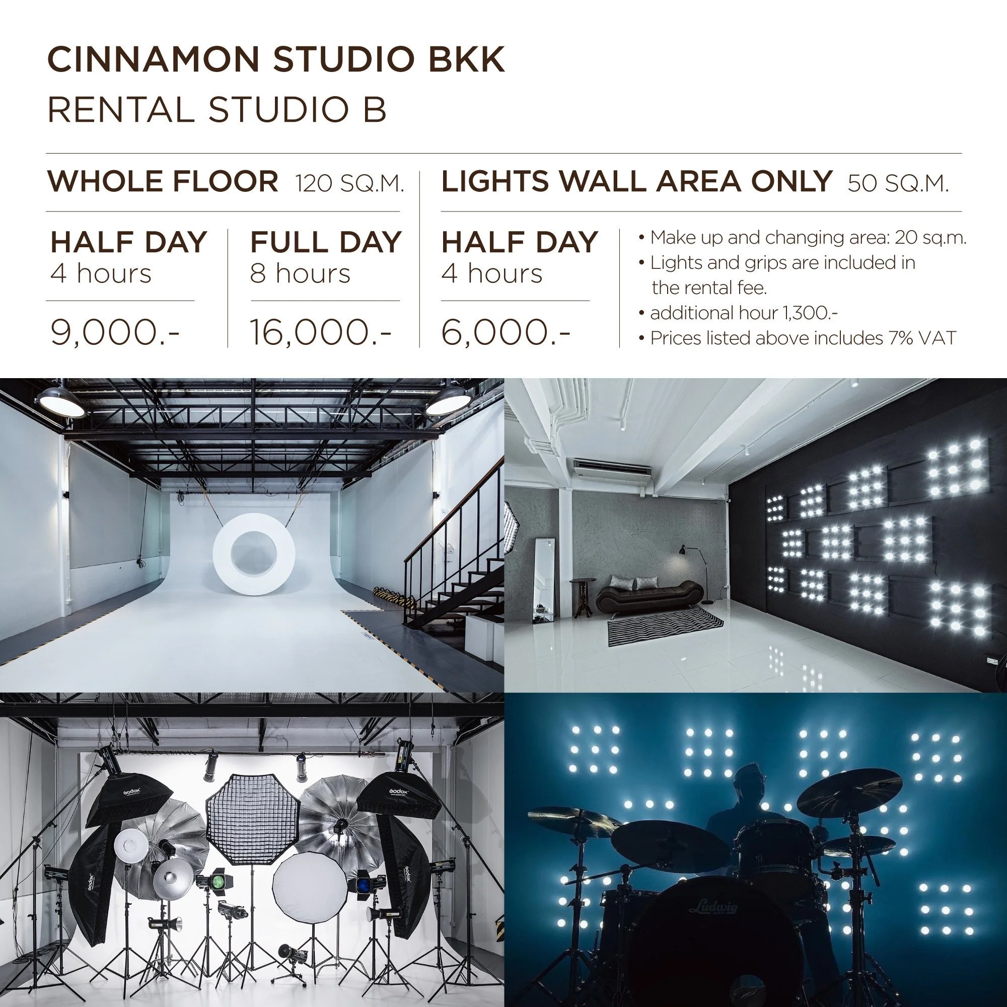 our packages — Cinnamon Studio Bangkok